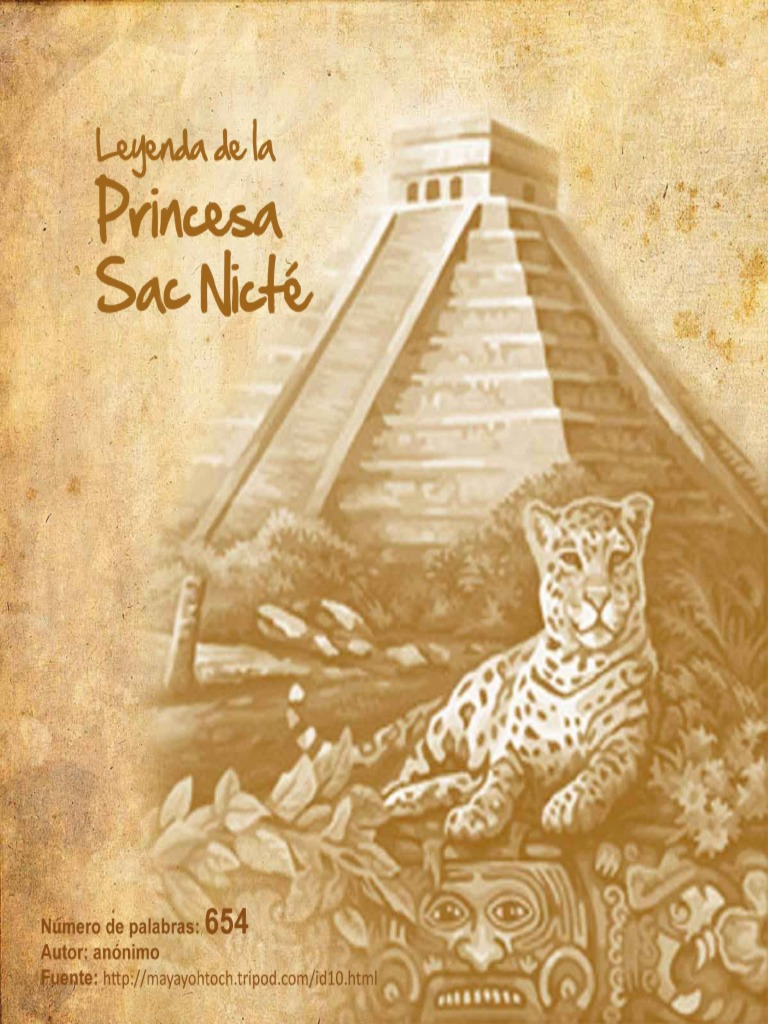 Vdocuments - MX Leyenda de La Princesa Sac Nicte | PDF
