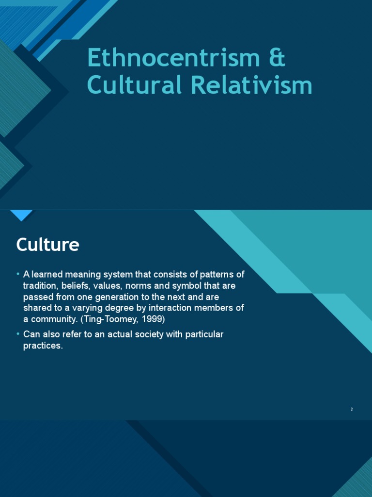 Ethnocentrism Cultural Relativism | PDF | Cultural Anthropology ...
