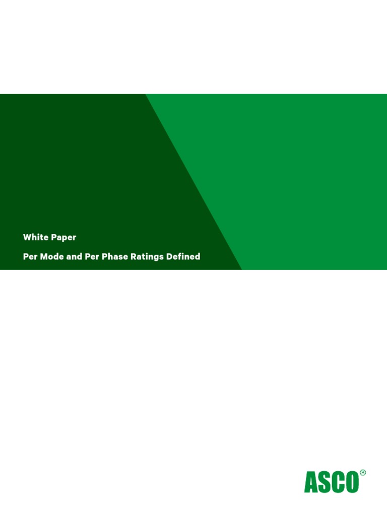 Asc SPD WP Per Mode Phase | PDF | Power Engineering | Quantity