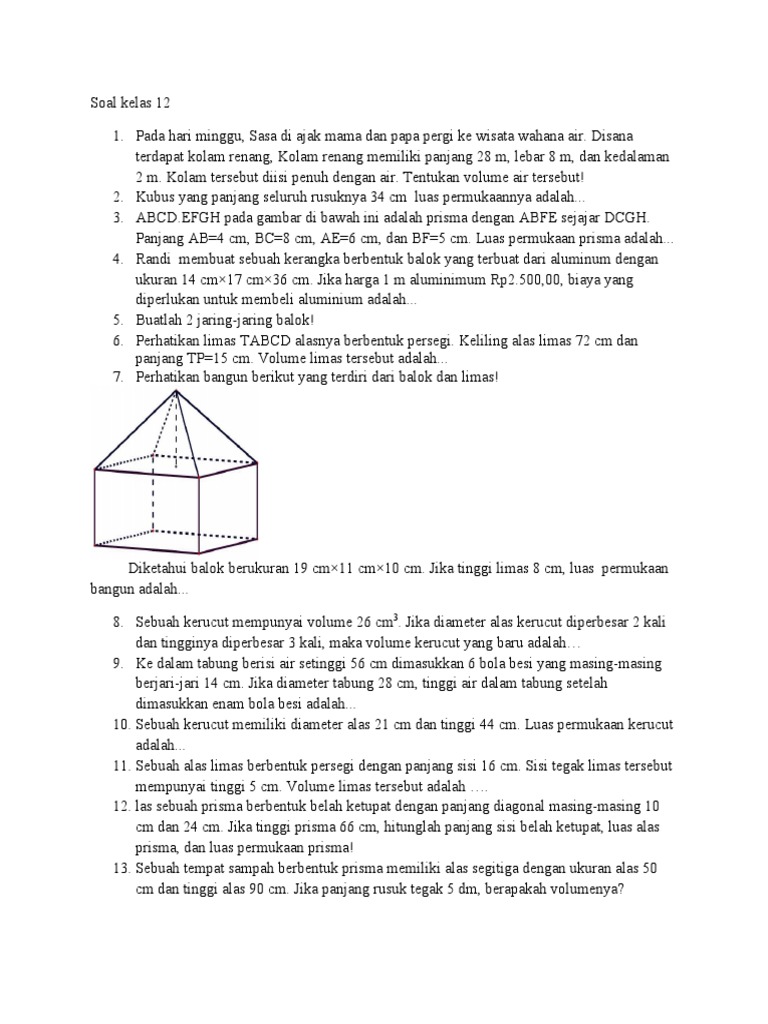 Soal Kelas 12mm Dan TKR | PDF