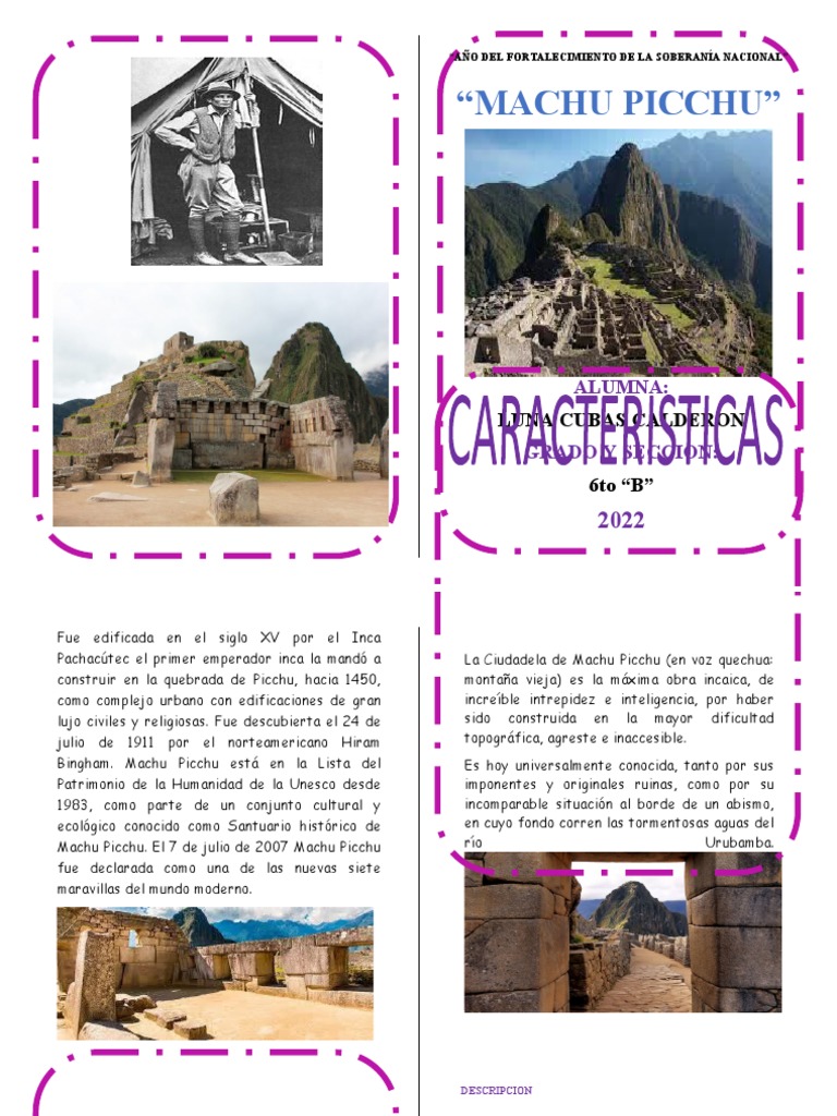 Machu Picchu | PDF