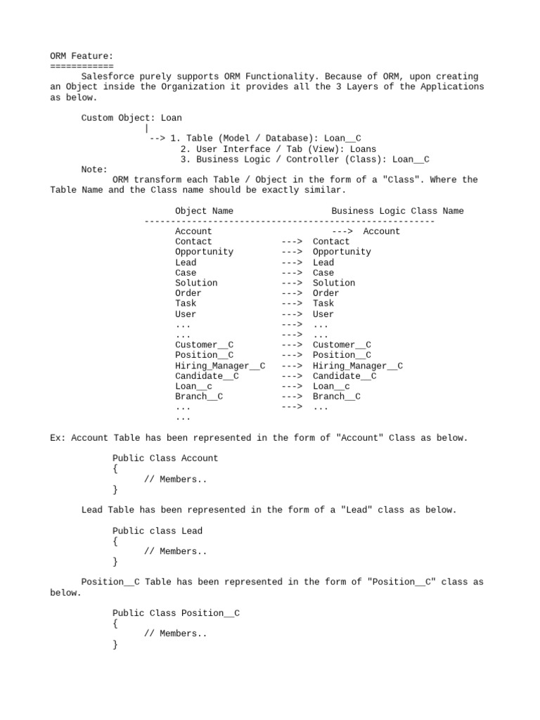 Orm Feature Pdf Object Computer Science Databases