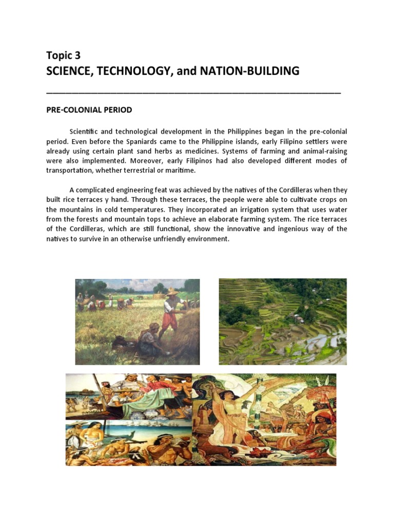 Topic 3-Science, Technology and Nation-Building | PDF | Philippines ...