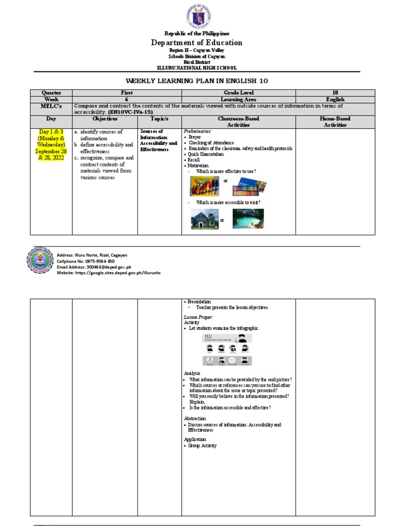 English 10 - Quarter 1 - Module 4 - Week 4 | PDF