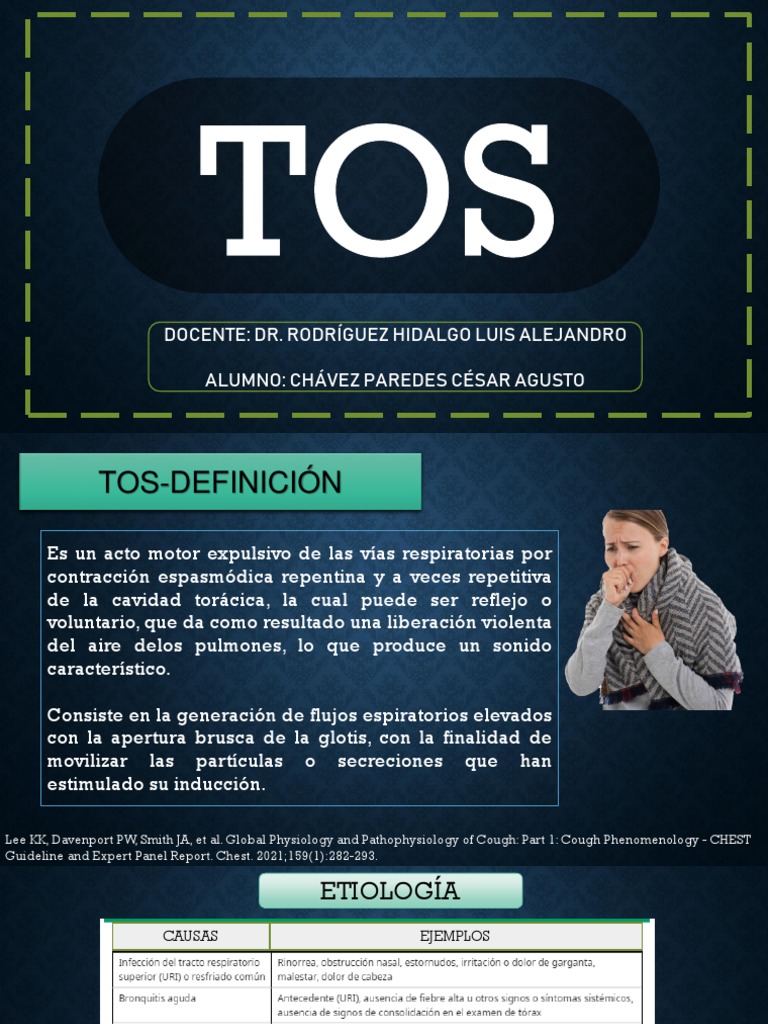 Tos, Expectoración, Hemoptisis | PDF | Tos | Neumología