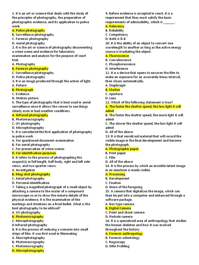 Reviewer 2022 | PDF | Forensic Science | Techniques