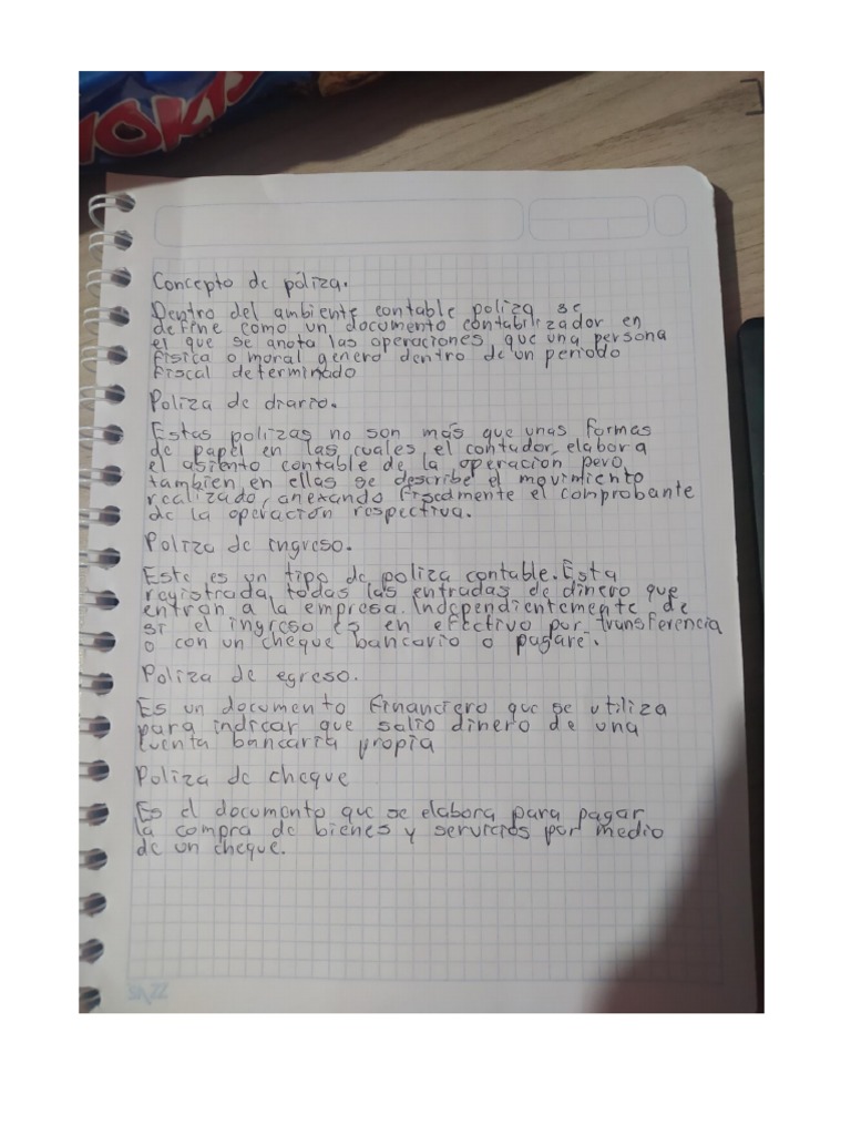 Concepto y Tipos de Póliza | PDF