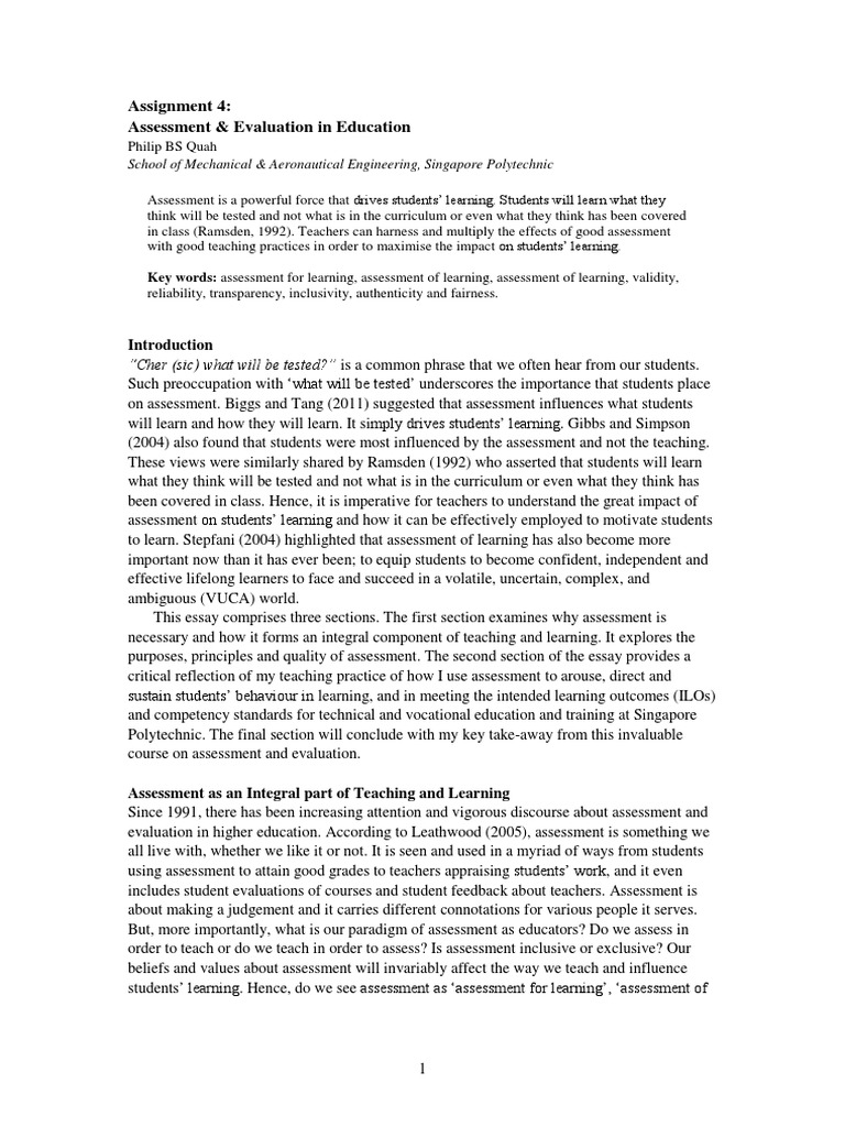 Example 2 | PDF | Educational Assessment | Teachers