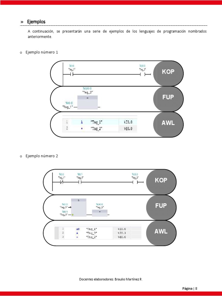 Tipos de Lenguajes de Programacion en Los Plcs | PDF