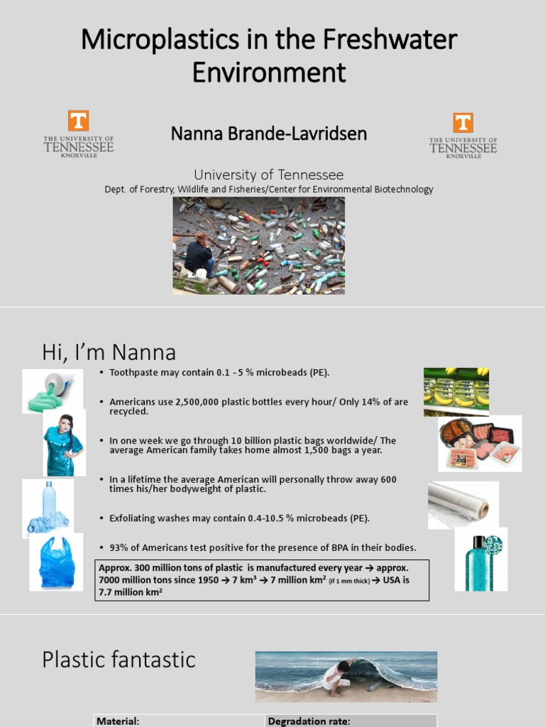 Microplastics in Freshwater Environment | PDF | Plastic | Materials