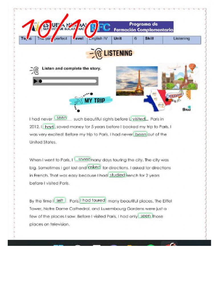 Primer Worksheet | PDF