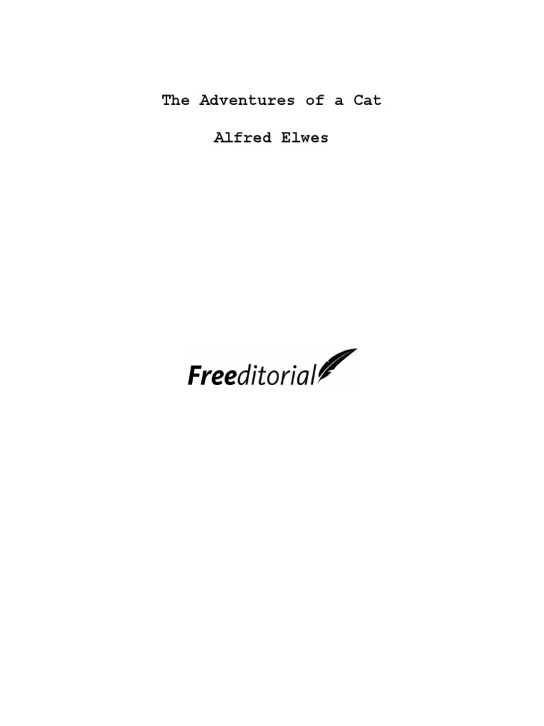 The Adventures Of A Cat Pdf Cats