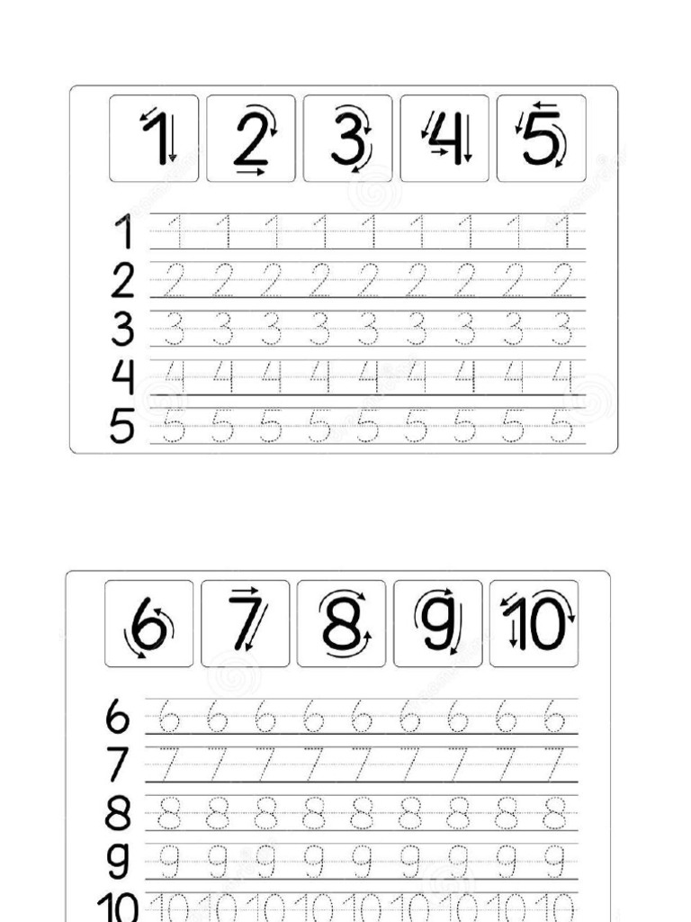 Numbers 1-10 Dot Dot | PDF