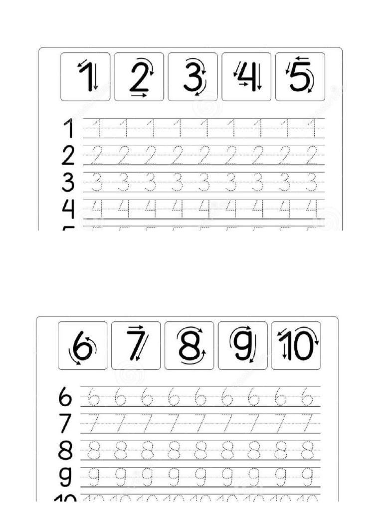 Numbers 1-10 Dot Dot | PDF