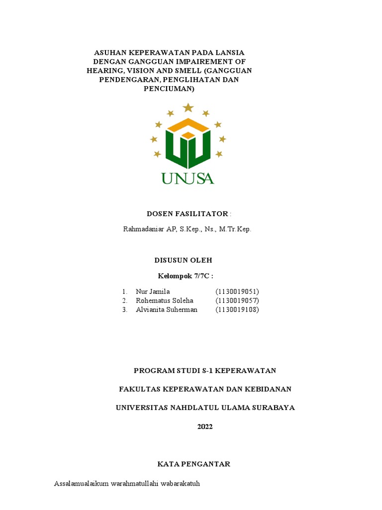 ASKEP GERONTIK 7C 2022 New | PDF | Pengembangan Diri | Kesehatan Holistik