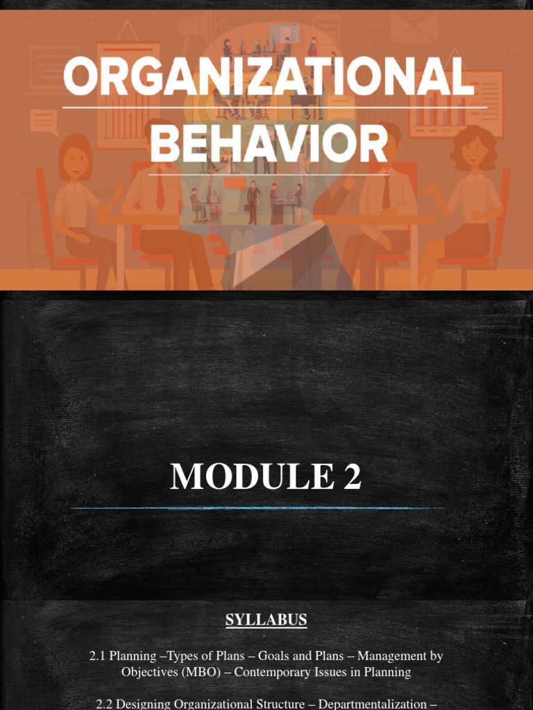 Module 2 - MCOB | PDF | Goal | Organizational Structure