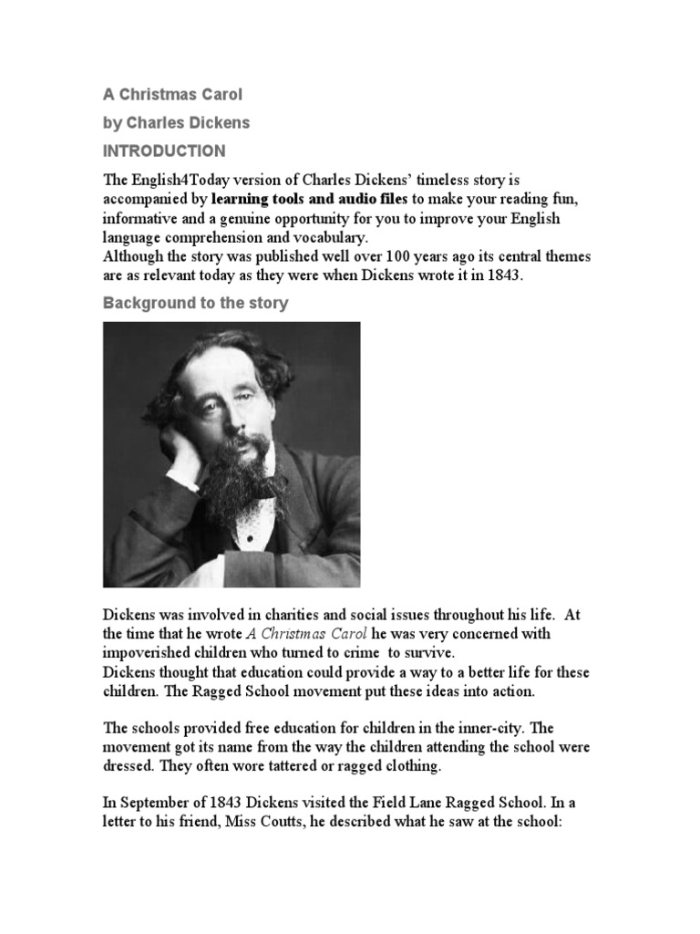 A Christmas Carol | PDF | A Christmas Carol | Ebenezer Scrooge