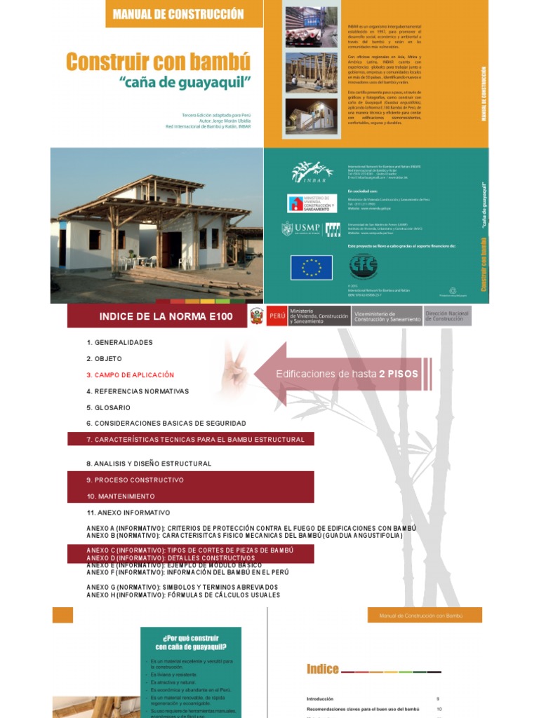Características del Bambú Estructural | PDF | Fundación (Ingeniería ...