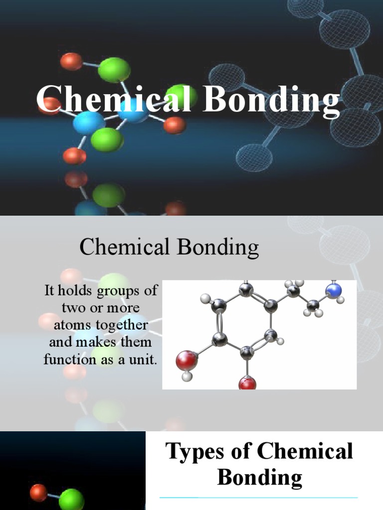 Chemical Bonding | PDF | Chemical Bond | Covalent Bond