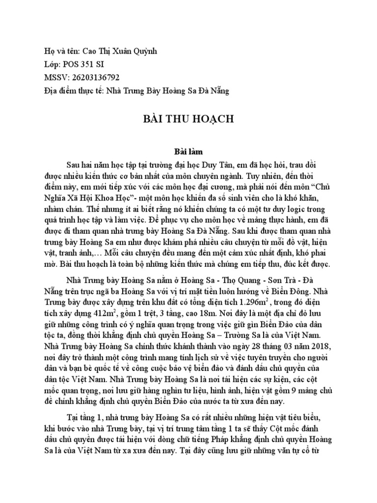 Bài Thu Ho CH | PDF