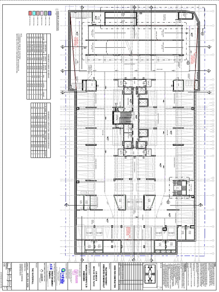 Basement-2 Working Drawing Plan | PDF