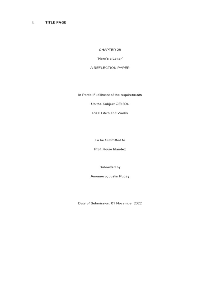 Chapter Review (Chapter 28) (Here's A Letter) | PDF