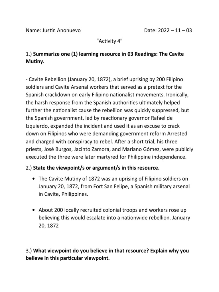 RIPH (Activity 4) | PDF | Politics