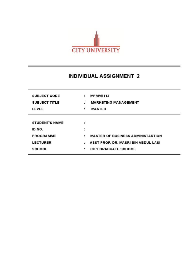 MPMM7113 Assignment 2 (202209) | PDF | Turnitin | Plagiarism