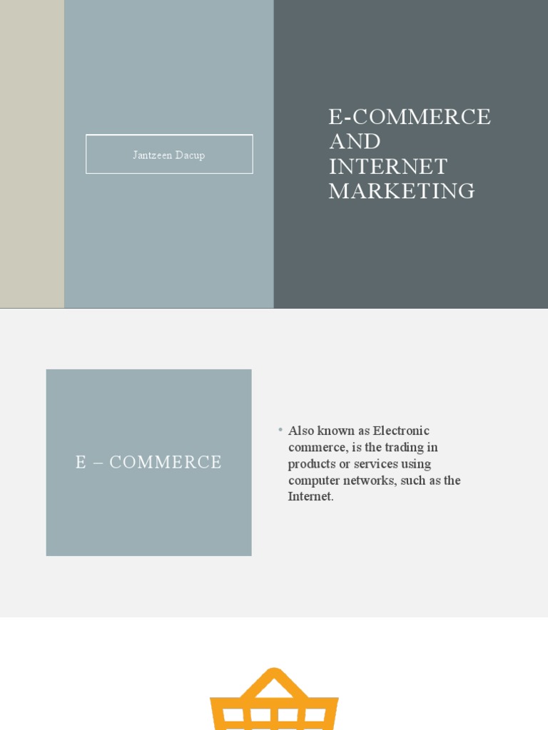 E Commerce and Internet Marketing | PDF