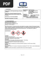 Safety Data Sheet Nitomortar Tc2000 Base: Revision Date: 26/06/2019 Revision: 0 | PDF | Toxicity ...
