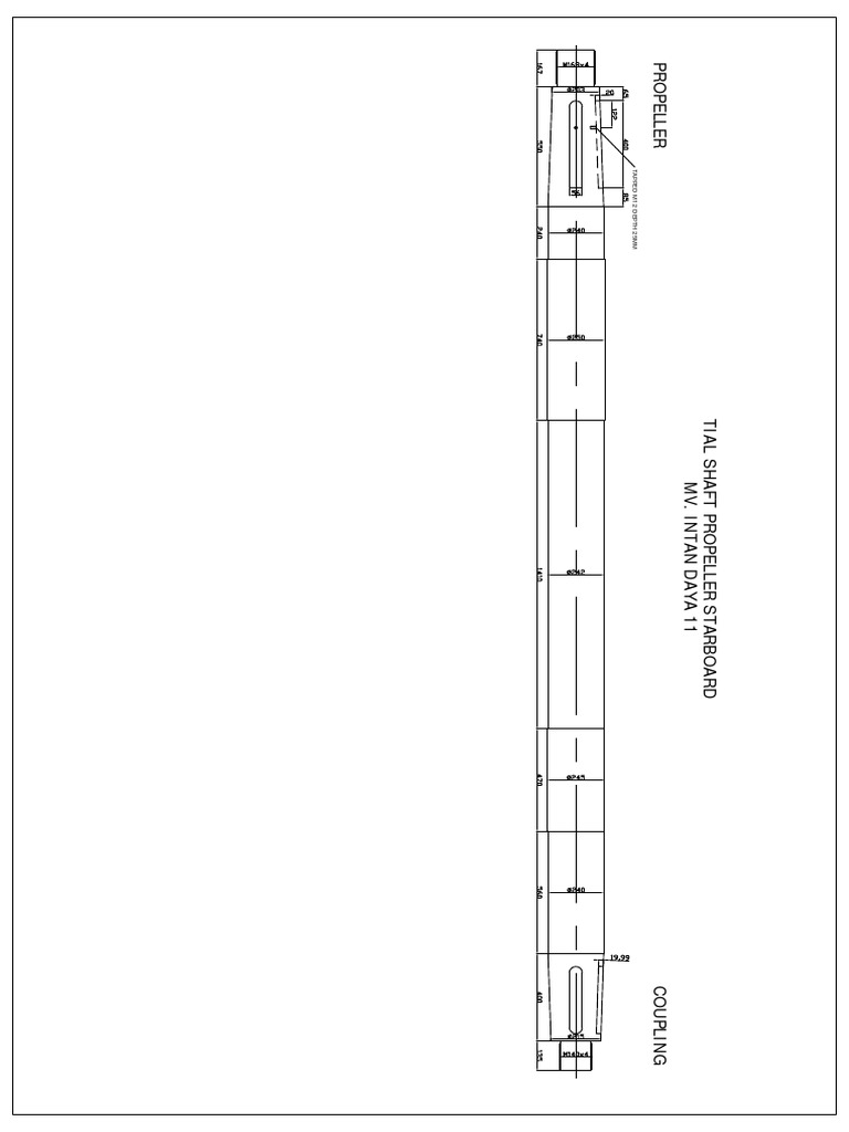 Dimention Shaft Layout | PDF