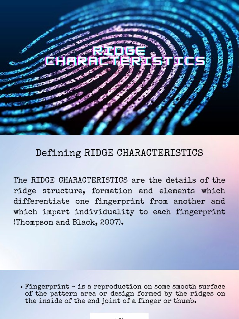 CRIMTCS1 Fingerprint | PDF | Fingerprint