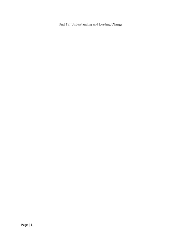 9 Understanding and Leading Change | PDF | Leadership ...