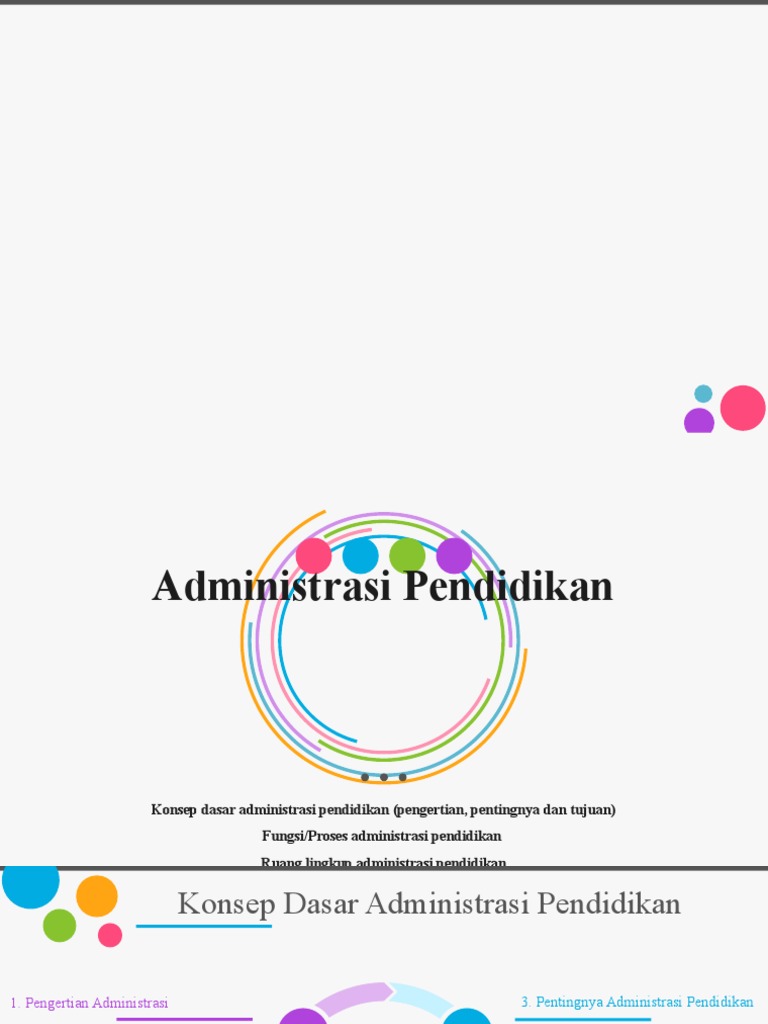 Konsep Dasar Administrasi Pendidikan PPT | PDF | Karier & Perkembangan | Pengembangan Diri