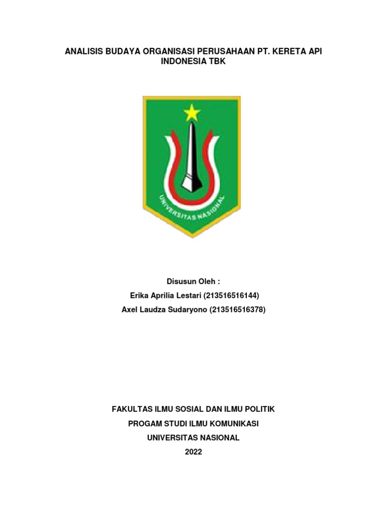 Budaya dan Simbol PT Kereta Api Indonesia | PDF