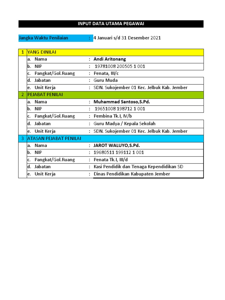 Contoh SKP FUNGSIONAL GURU | PDF