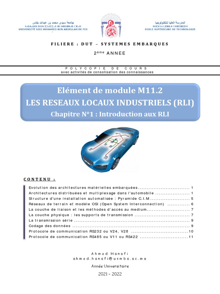 Chapitre N°1 RLI Introduction Aux RLI | PDF | Fibre optique ...