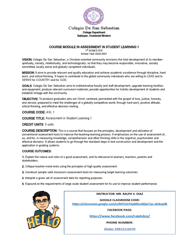 Asl 1 | Download Free PDF | Educational Assessment | Test (Assessment)