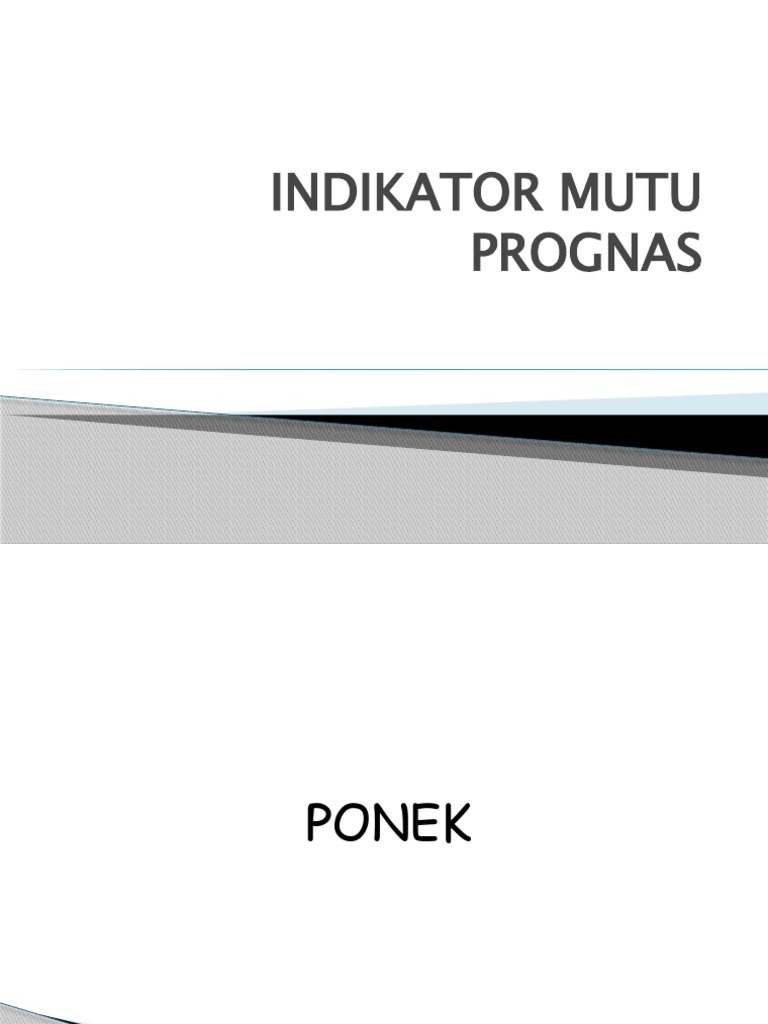 Indikator Mutu Prognas | PDF