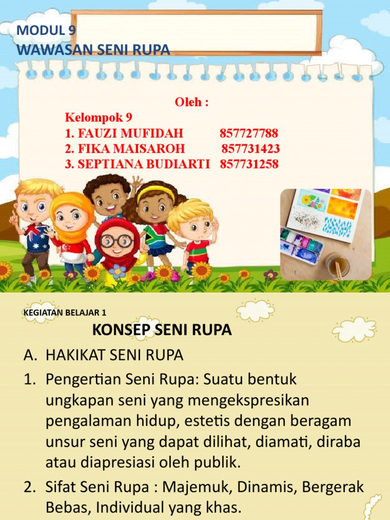 Seni Modul 9 | PDF | Ilmu Sosial | Griya & Taman