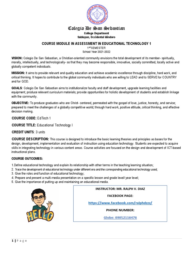 Edtech Midterm Module | PDF | Learning | Constructivism (Philosophy Of ... Edtech Midterm Module | PDF | Learning | Constructivism (Philosophy Of ...
