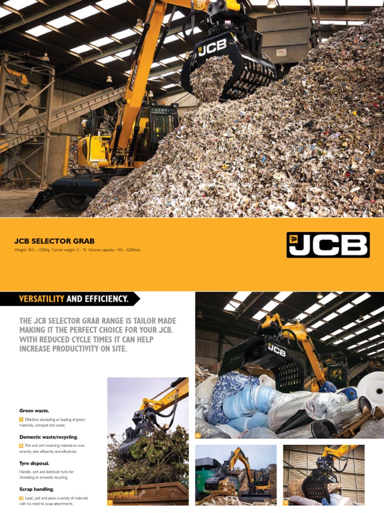 JCB Selector+Grab | PDF | Mechanical Engineering | Manufactured Goods