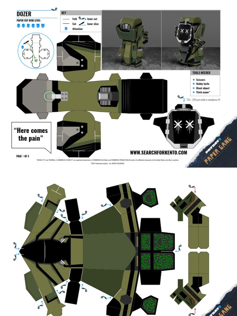 PD2-PaperGang Dozer A4 | Download Free PDF | Publishers | Video Game ...