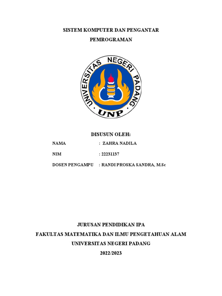 Sistem Komputer Dan Pengantar | PDF | Seni | Komputer