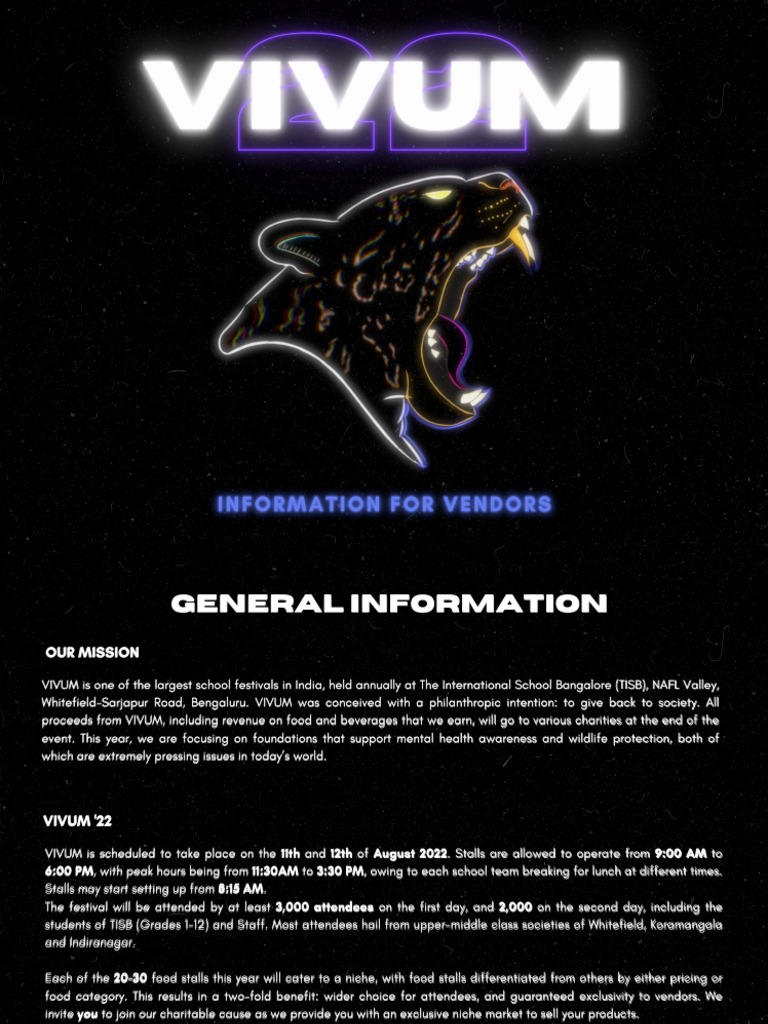 VIVUM Vendors Brochure Updated | PDF