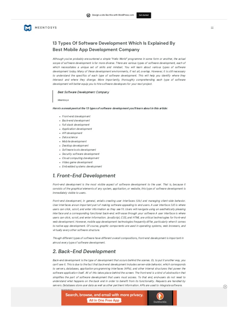 Software Development Company in Delhi - 13 Types of Software ...