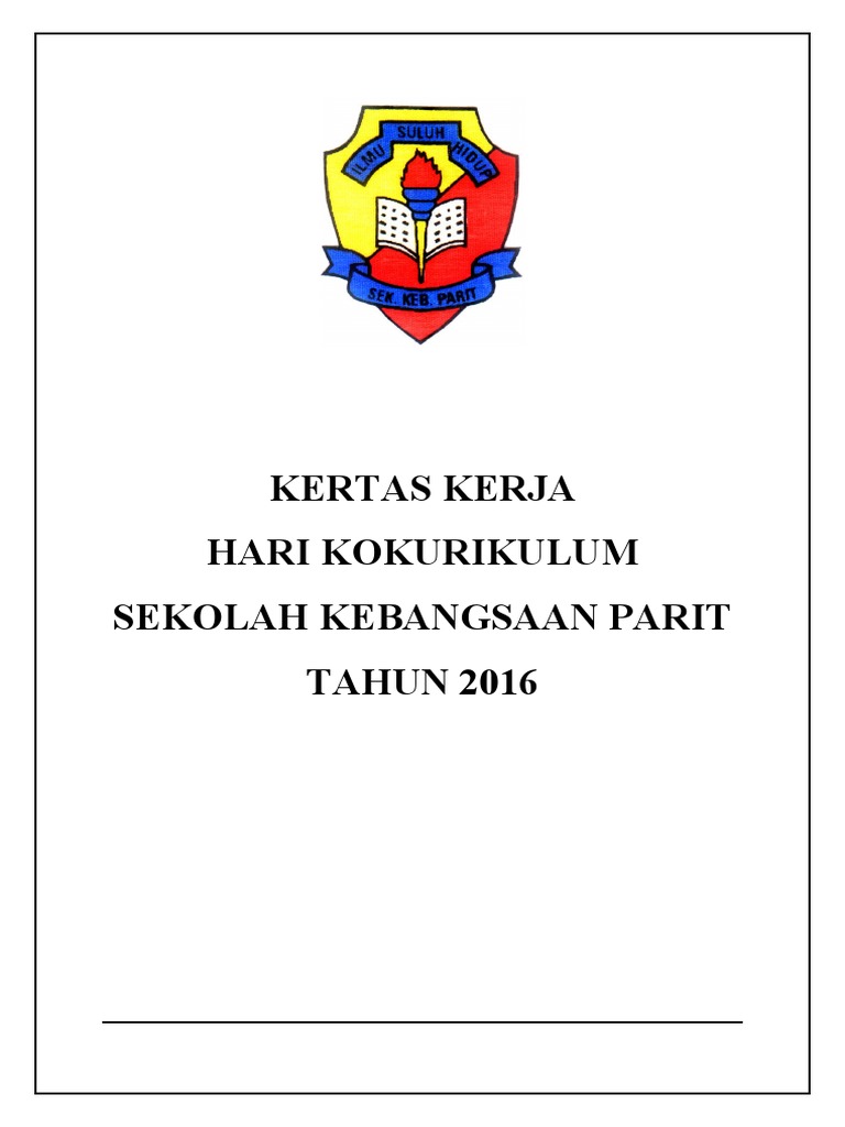 Kertas Kerja Hari Kokurikulum 2016 | PDF Kertas Kerja Hari Kokurikulum 2016 | PDF