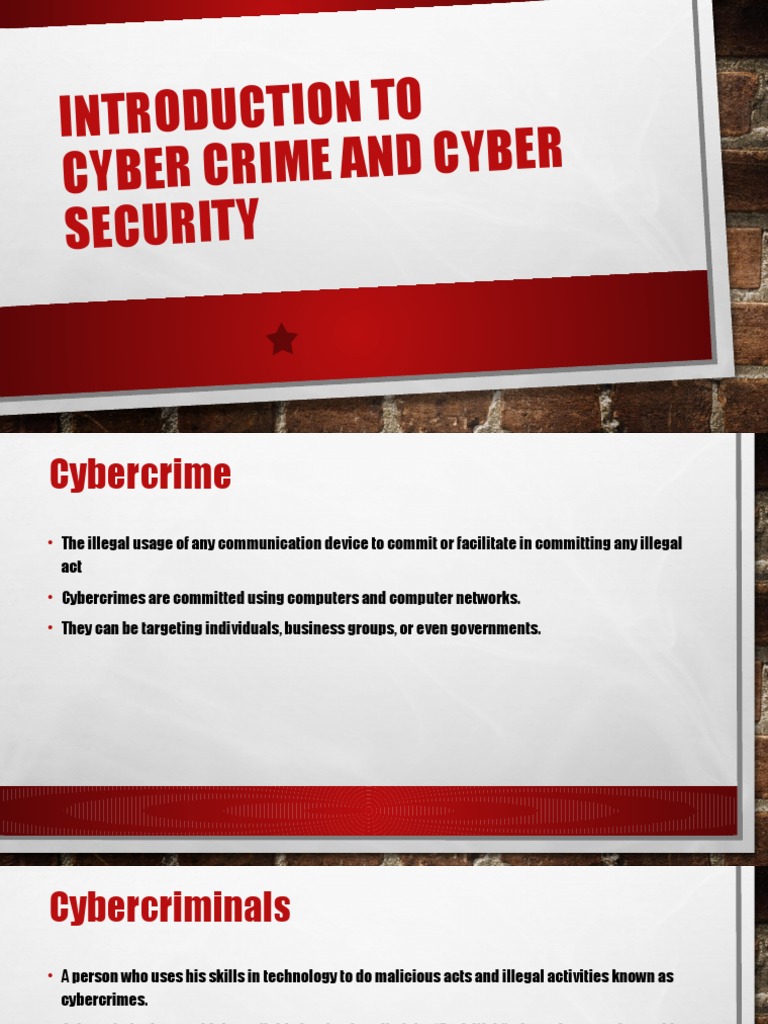 Cyber Security - Chapter 1 | PDF | Cybercrime | Spamming