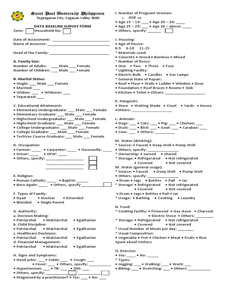 Baseline Data Form 3 | PDF | Refrigeration