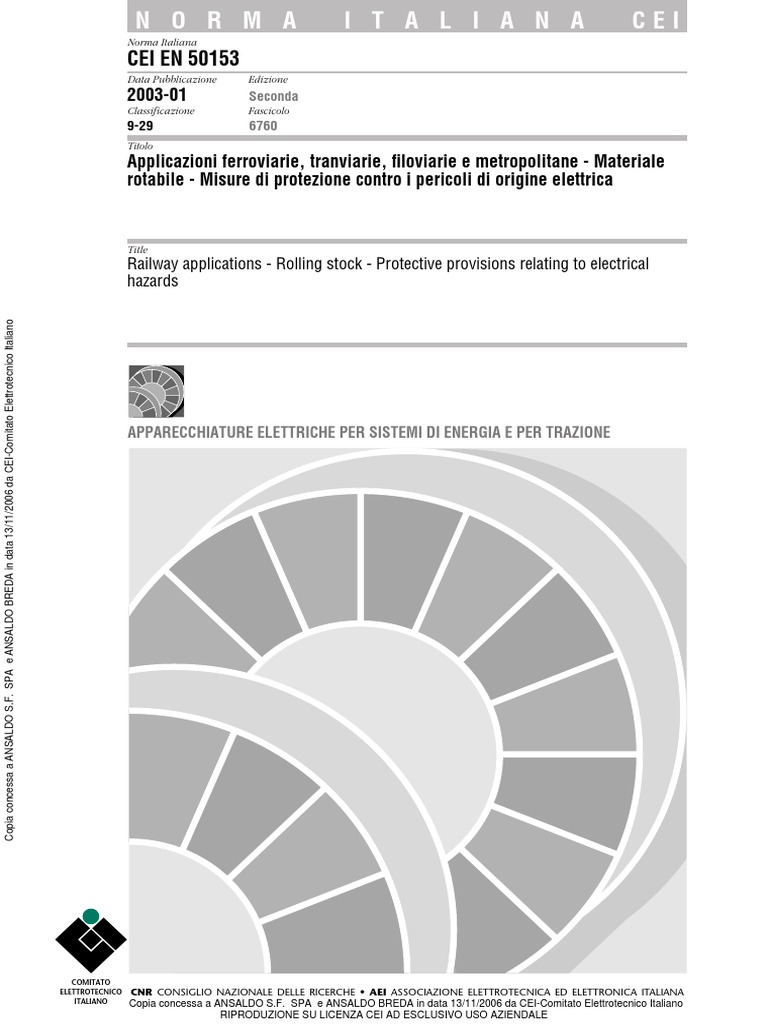 Cei en 50153 - 2003-01 | PDF